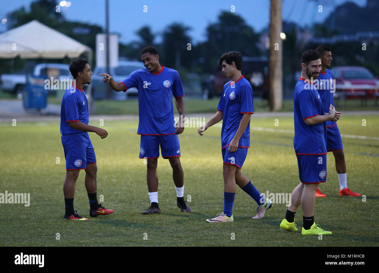 HONDA SOCCER COMPLEX, BAYAMON. PRACTICA DE LA SELECCION NACIONAL DEL ...