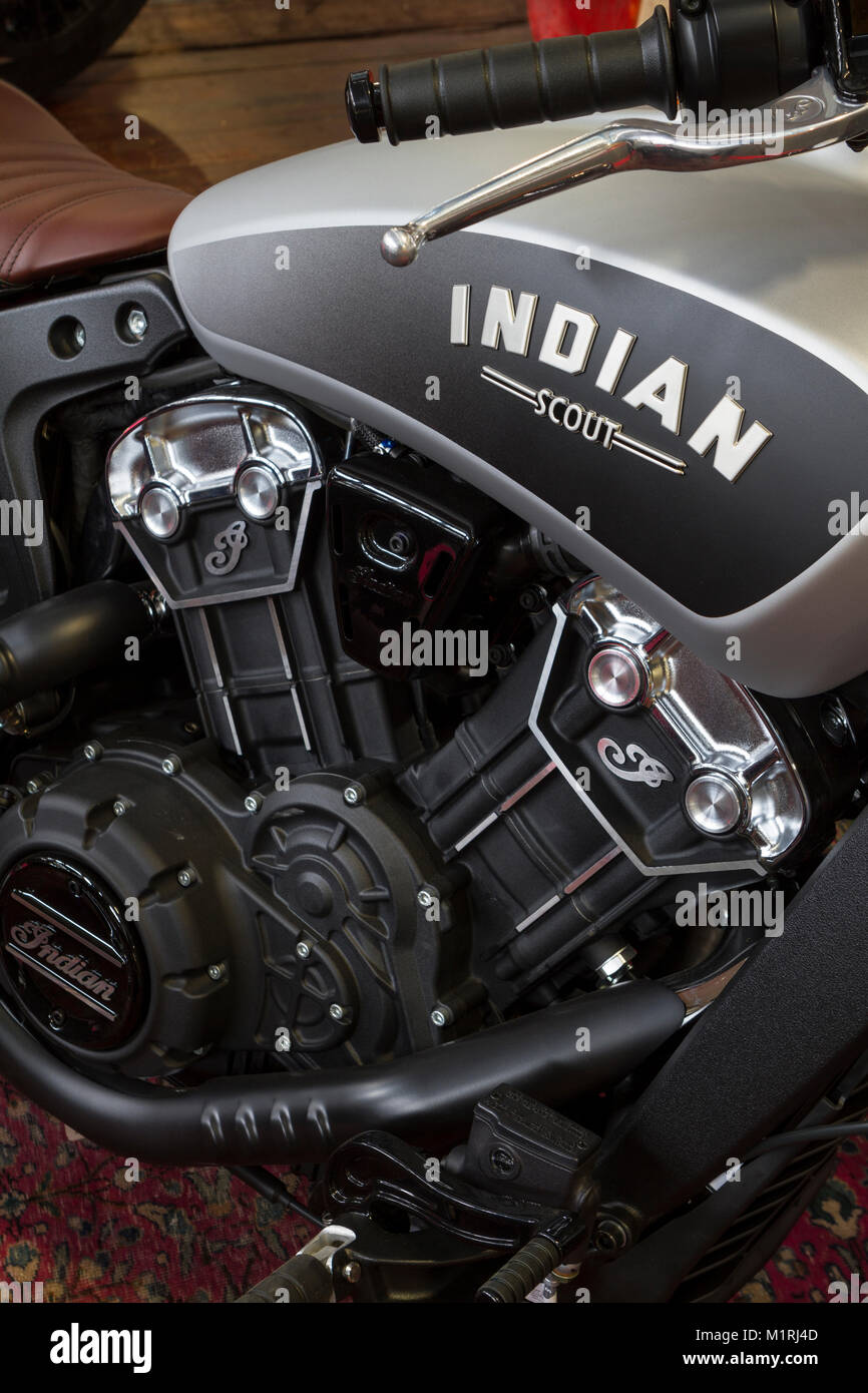 Indian scout motorcycle hi-res stock photography and images - Alamy