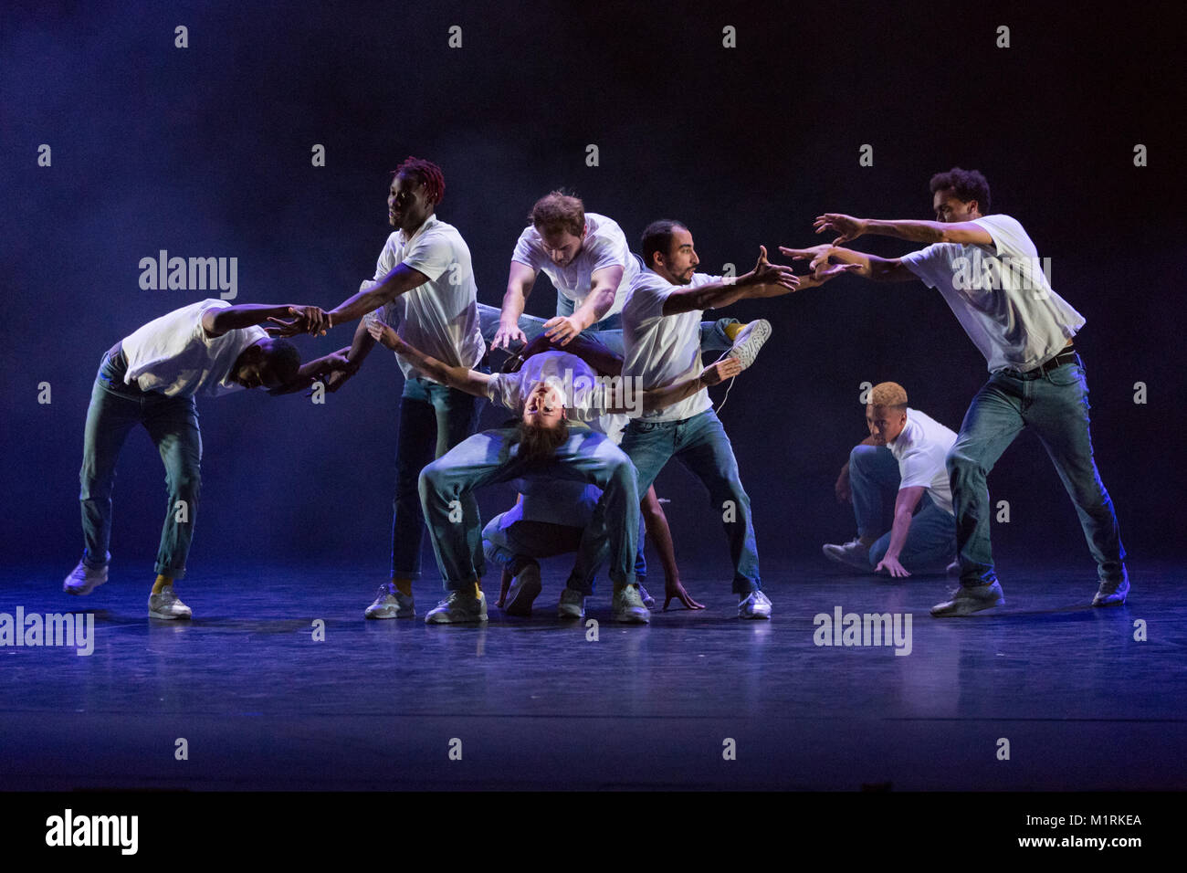 Hip Hop Dance Group Poses