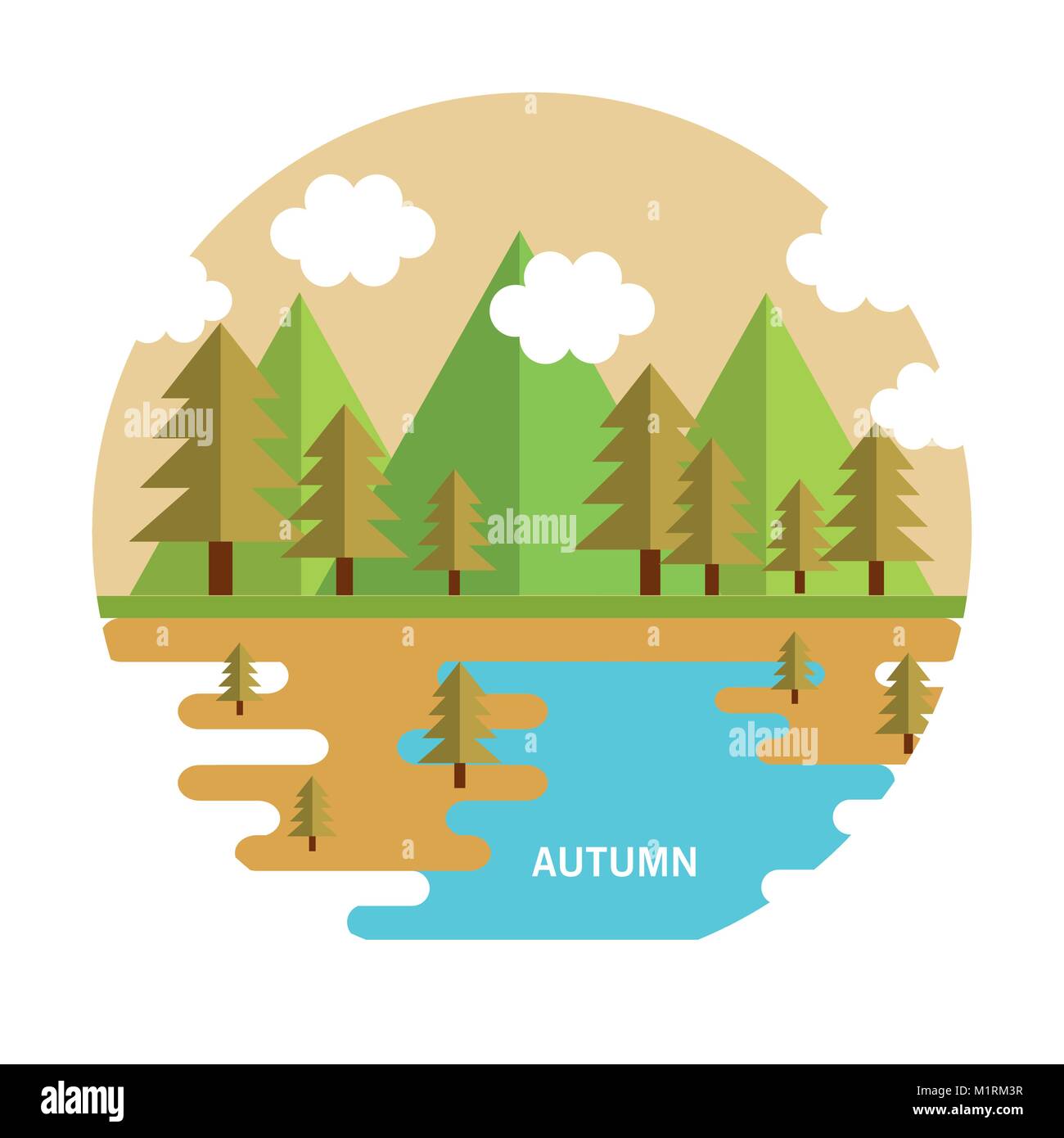 seasonal weather landscape icon Stock Vector Image & Art - Alamy