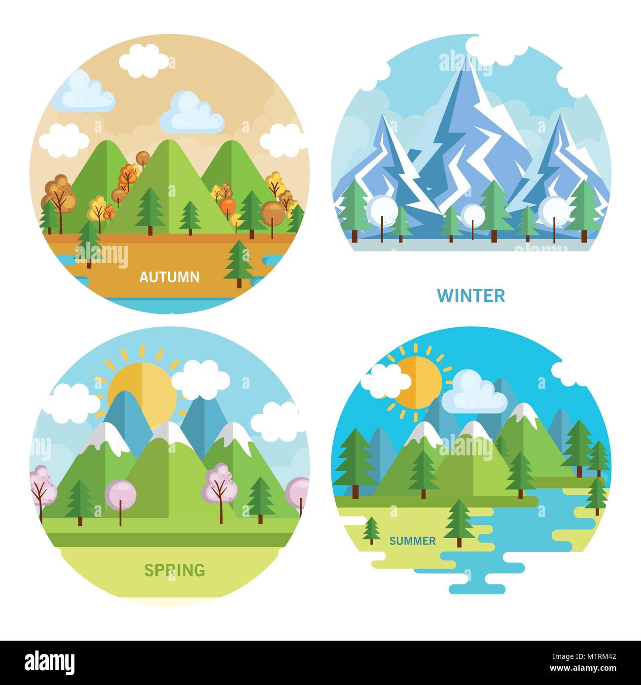 Cloudy landscapes Cut Out Stock Images & Pictures - Alamy