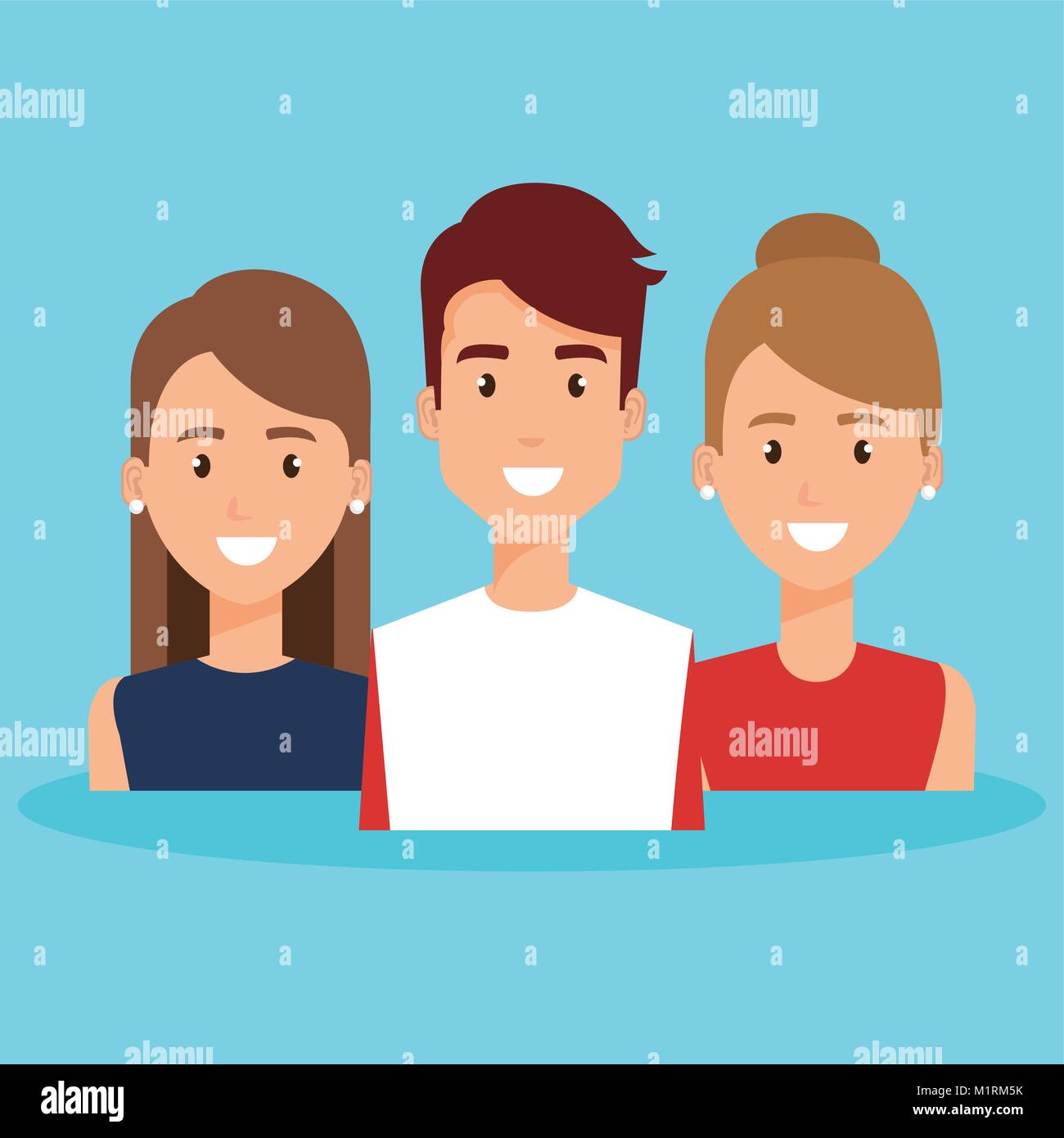 group of people avatars characters Stock Vector Image & Art - Alamy
