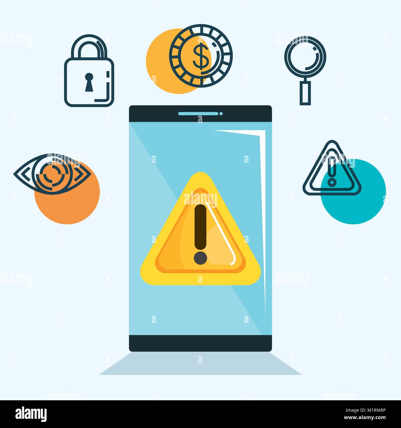 Theft identity set icons Stock Vector Image & Art - Alamy