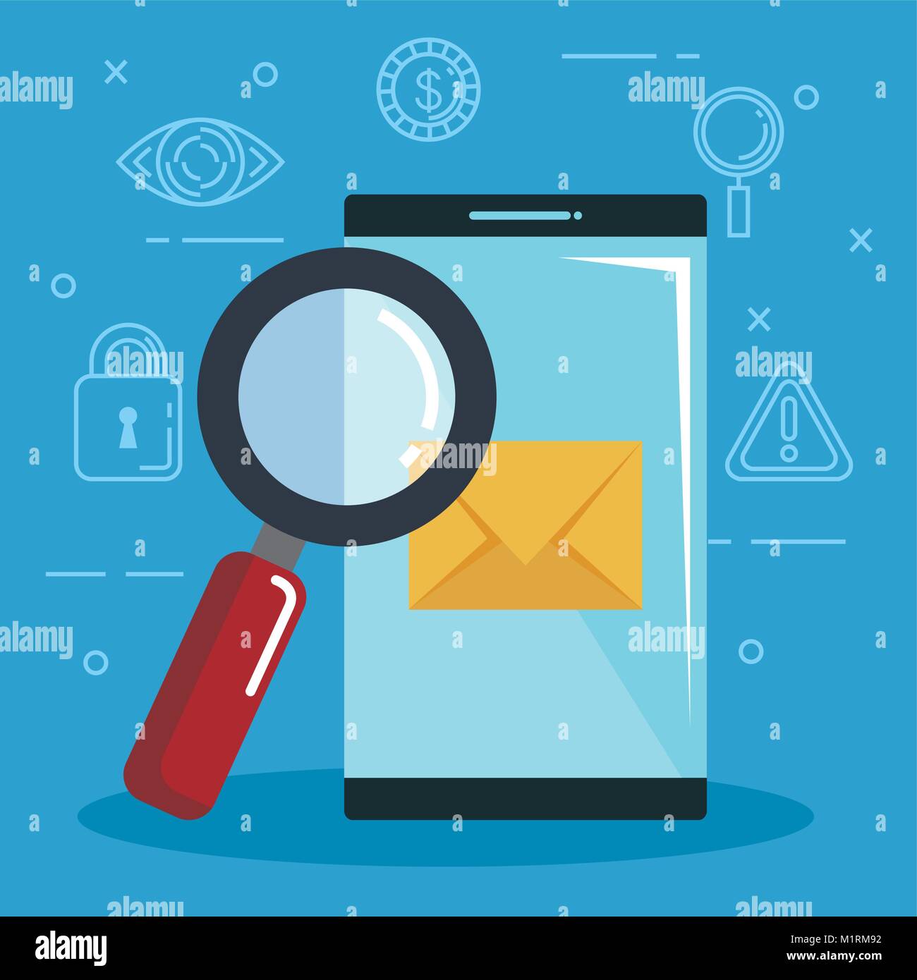 Theft identity set icons Stock Vector Image & Art - Alamy