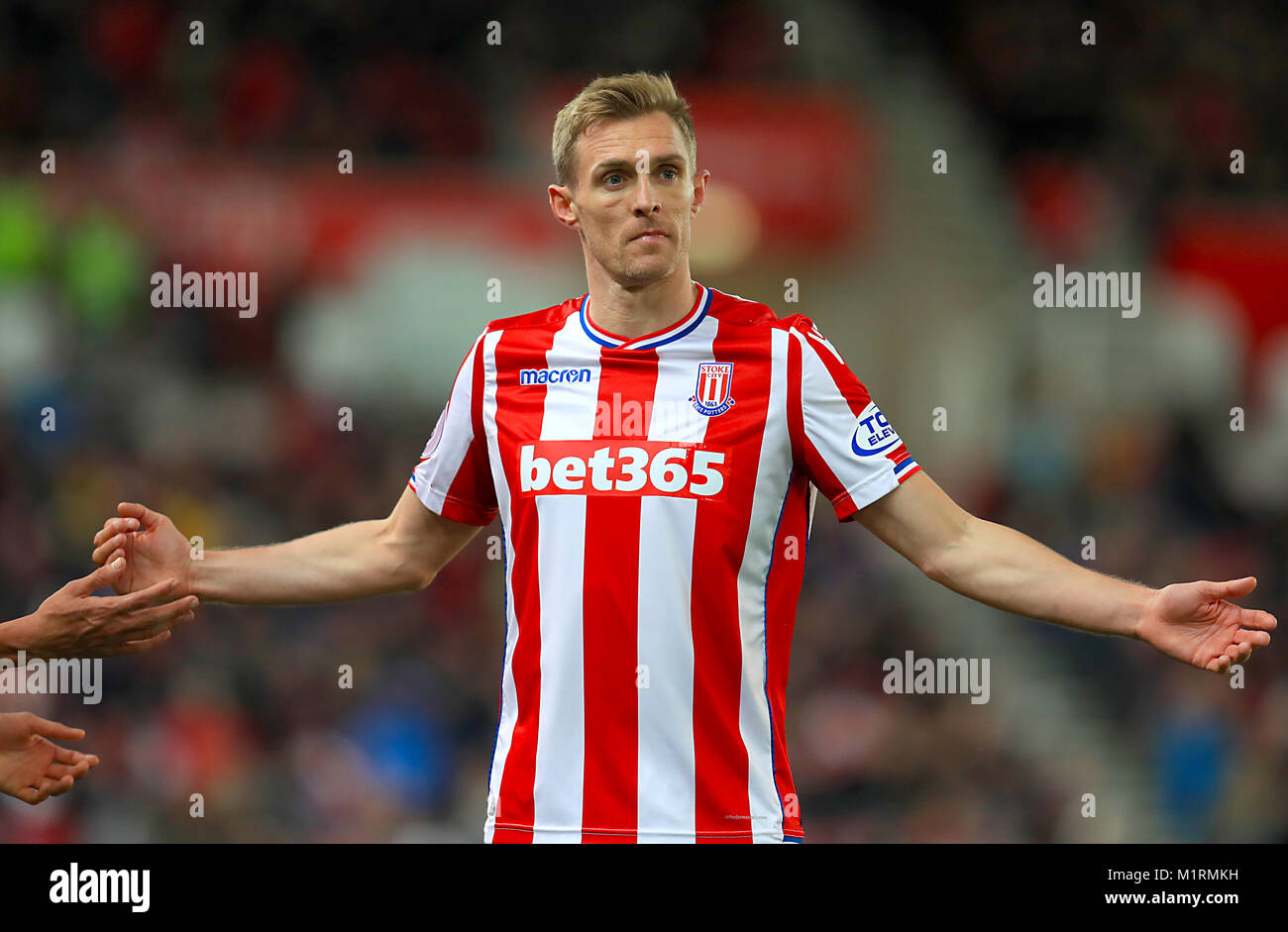 Stoke City's Darren Fletcher Stock Photo - Alamy