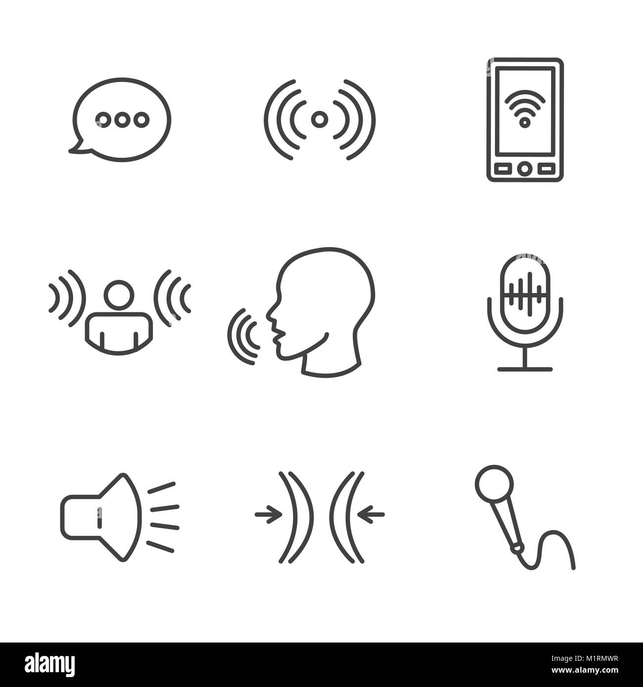 Breathing and speaking Stock Vector Images - Alamy