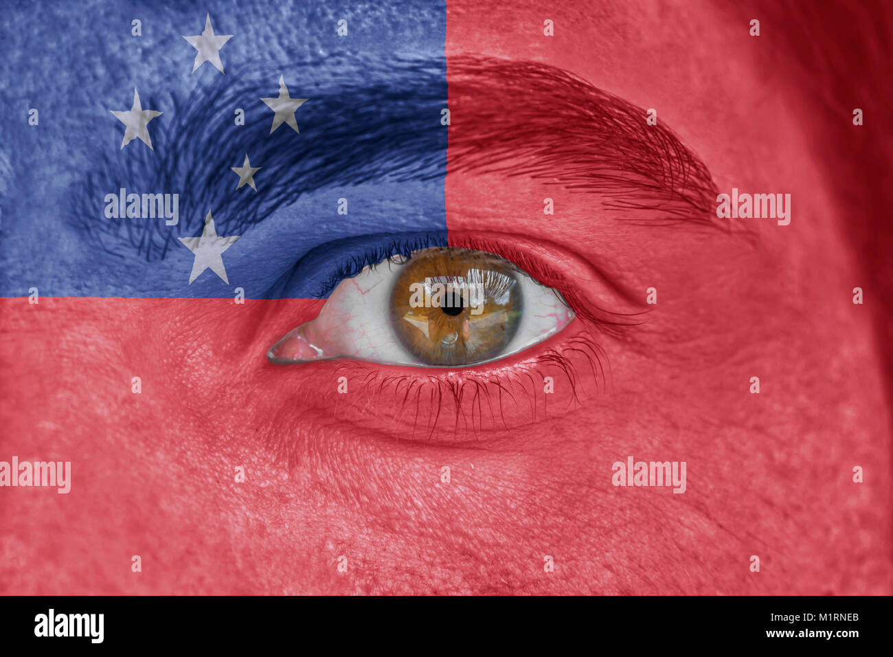 Samoa samoan flag symbol hi-res stock photography and images - Alamy