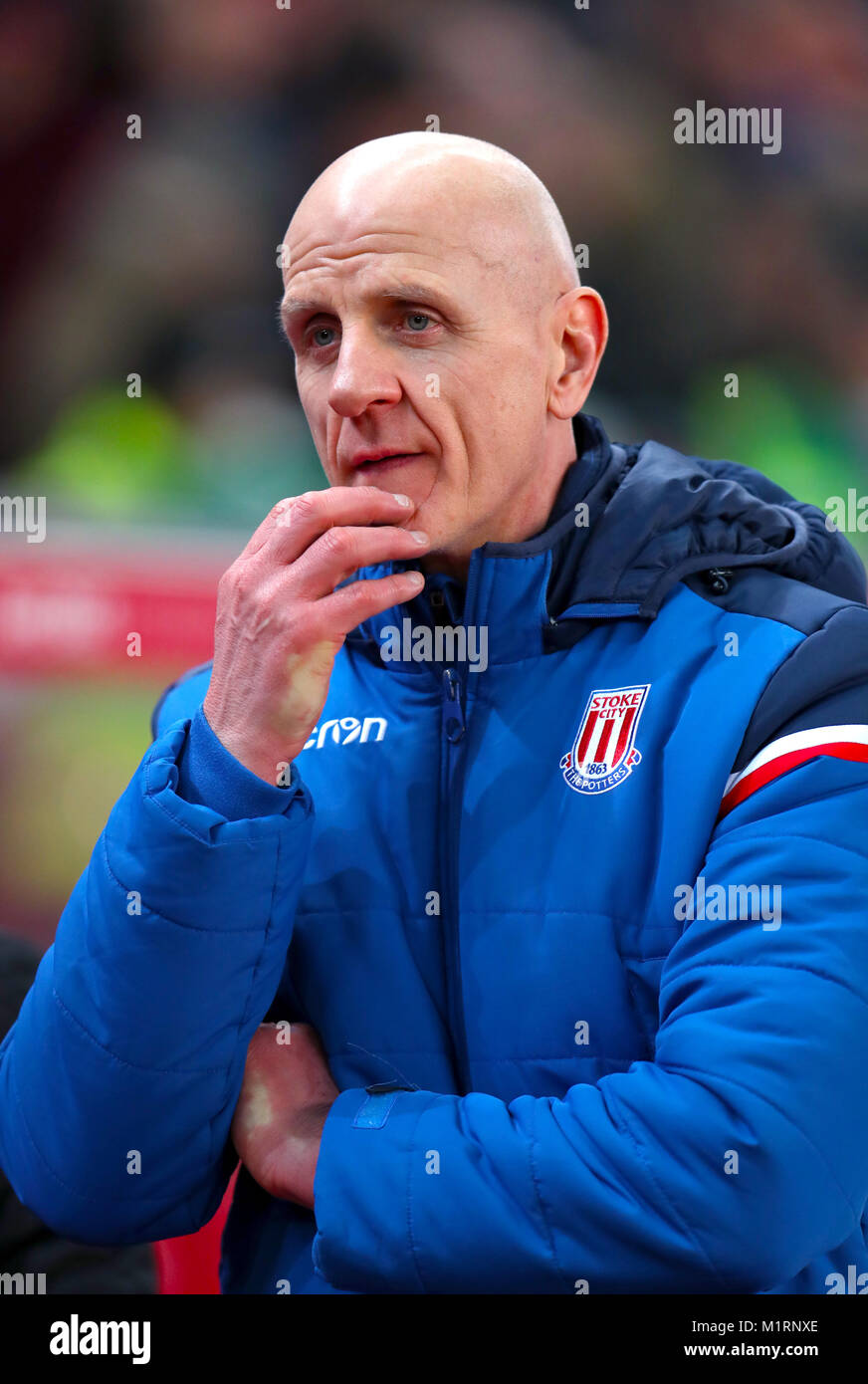 Stoke City First Team Fitness Coach Jim Henry Stock Photo - Alamy