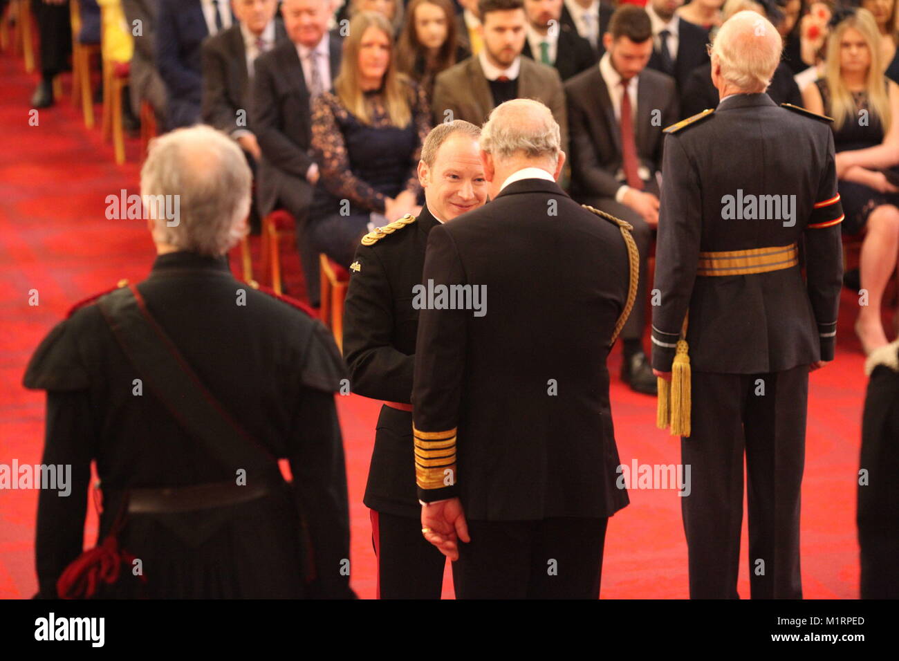 Major Simon Guest, Royal Army Medical Corps, is made an OBE (Officer of ...