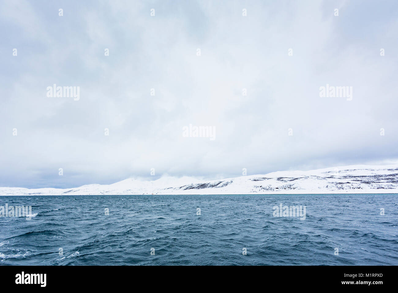 Norway. Norwegian shoreline viewed from ocean Stock Photo - Alamy