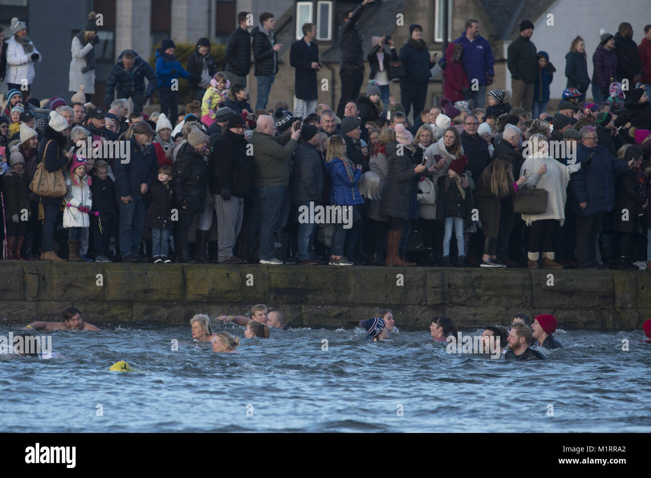 The annual YaMBA New Years Dook Featuring: Dookers Where: Broughty ...