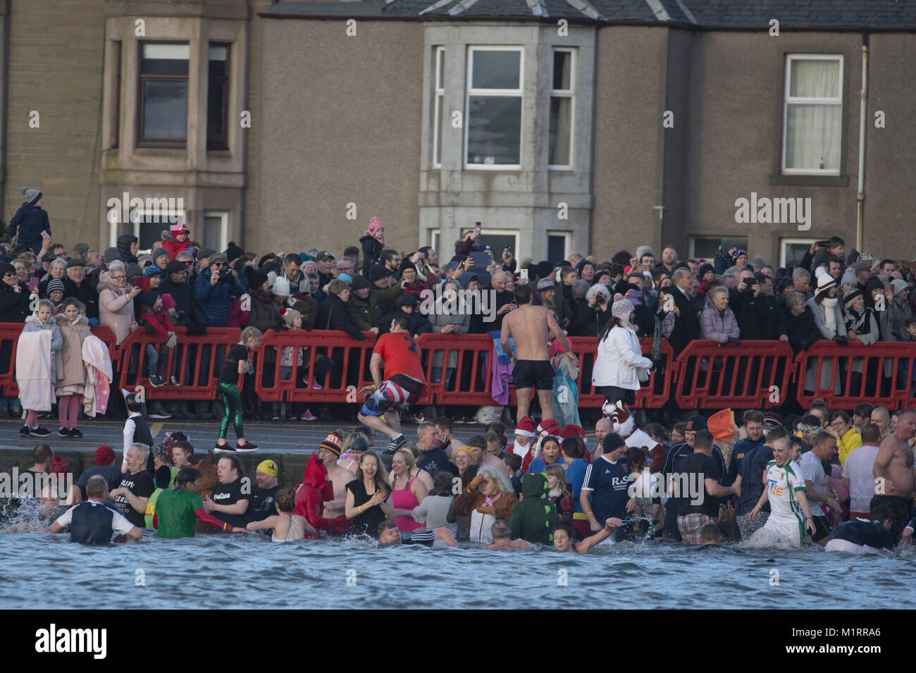 The annual YaMBA New Years Dook Featuring: Dookers Where: Broughty ...