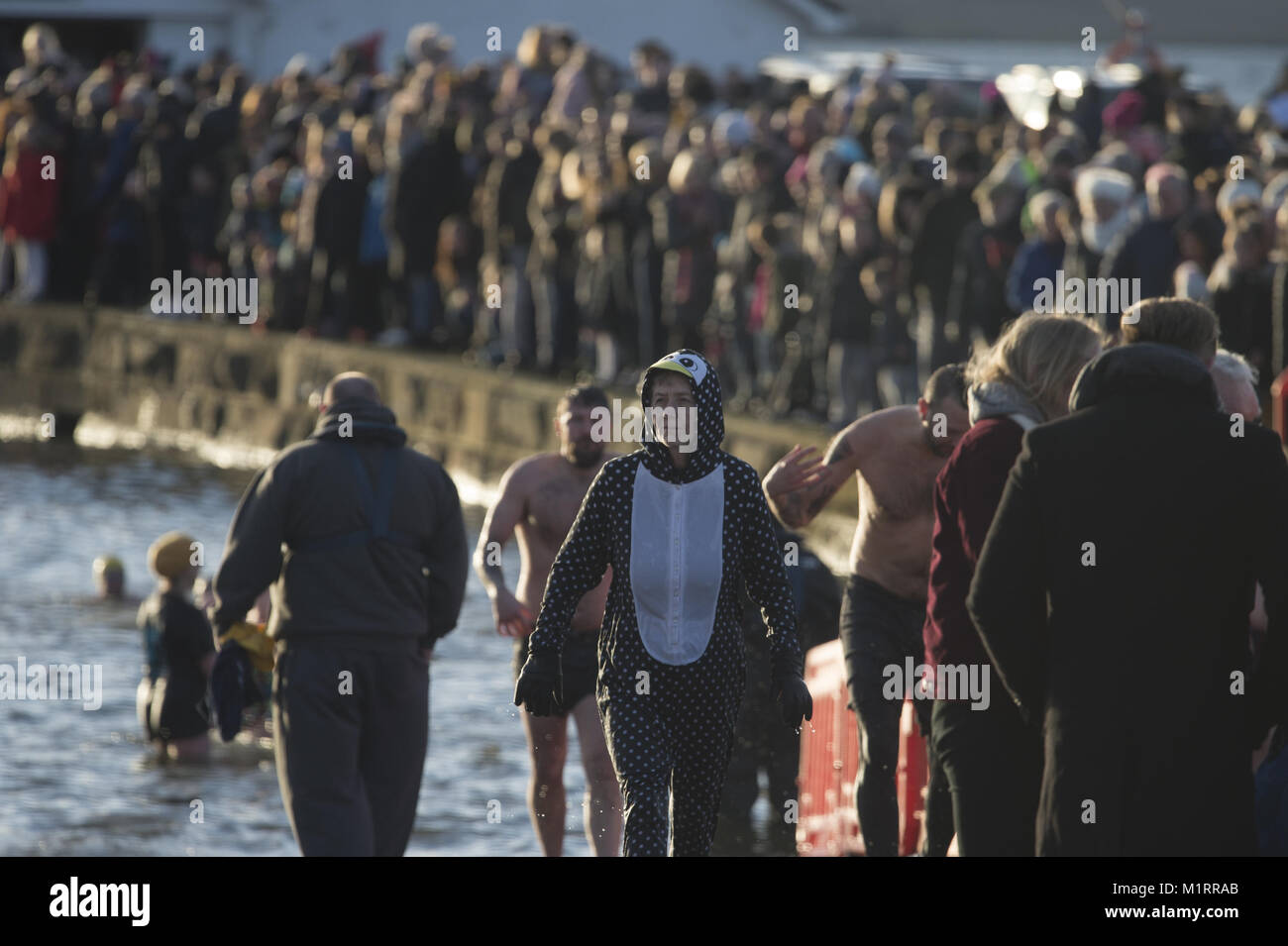 The annual YaMBA New Years Dook Featuring: Dookers Where: Broughty ...