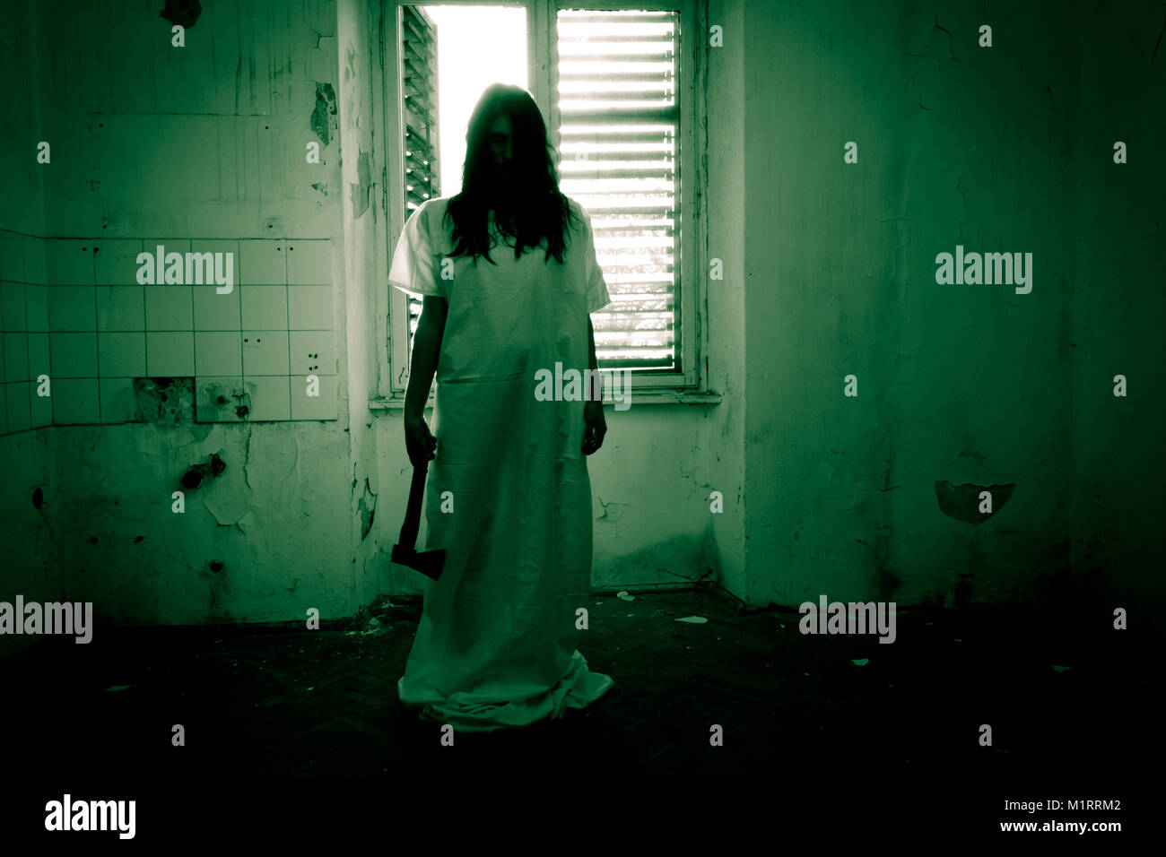 Monster woman long hair hi-res stock photography and images - Alamy