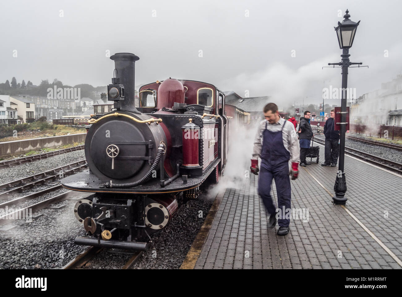 Porthmadoc Station, Ffestiniog Railway, North Wales Double-Fairlie ...