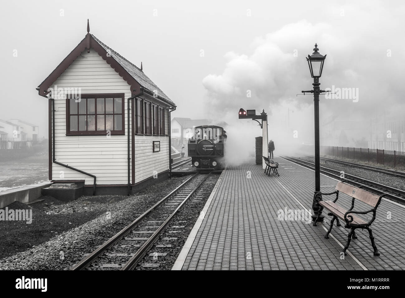 Porthmadoc Station, Ffestiniog Railway, North Wales Double-Fairlie ...
