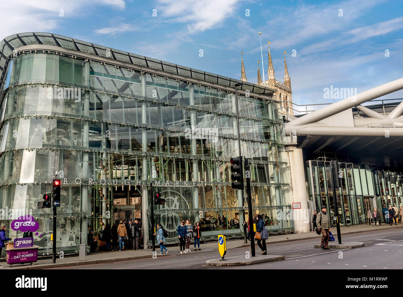 Borough Market building in London, UK Stock Photo - Alamy