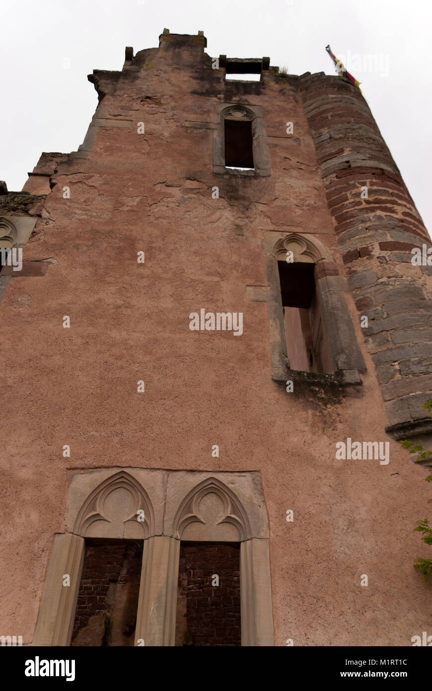 Medieval Ruin of Castle Ramstein in the Eifel, Germany Stock Photo - Alamy
