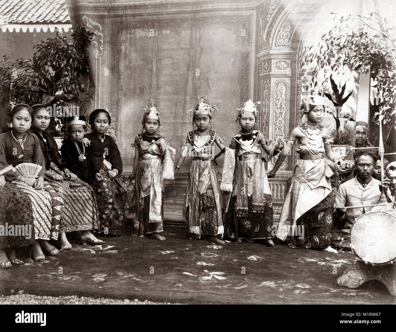 c.1880 South East Asia - child performers Java Indonesia or Malay ...