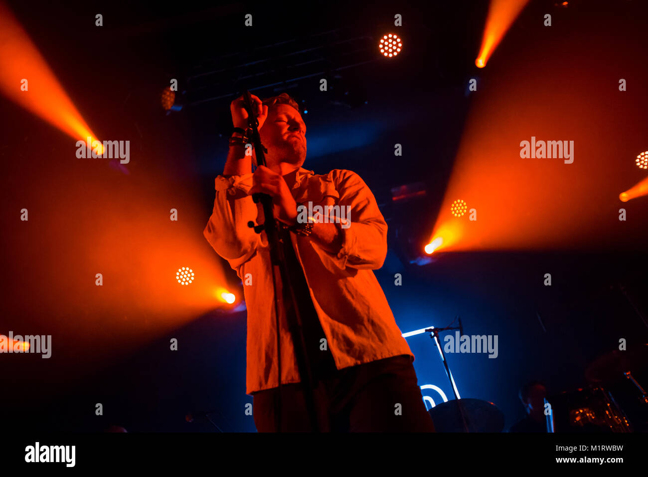 Norway, Bergen - September 30, 2017. The Norwegian pop singer and ...