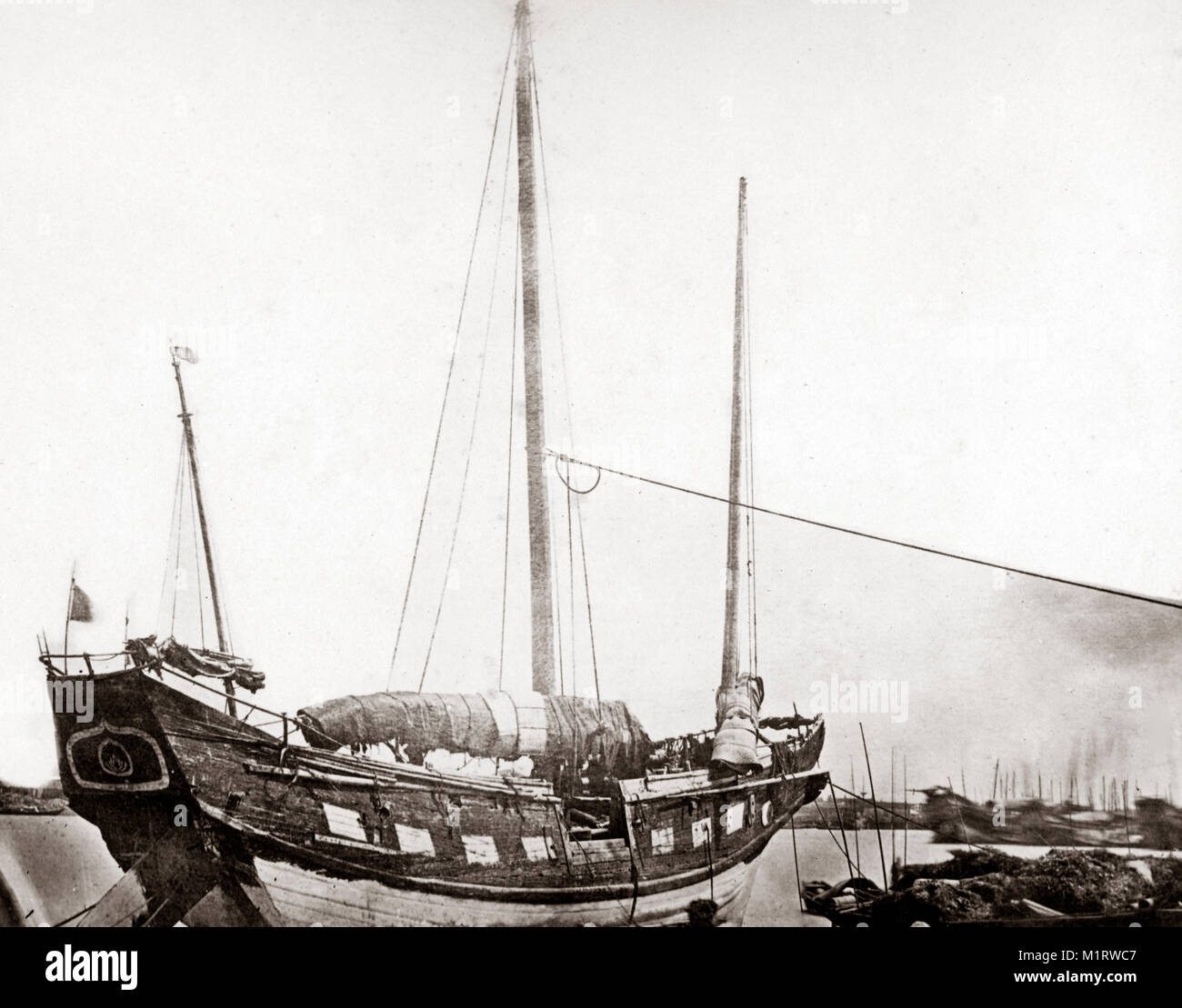 Chinese junk ship 19th century hi-res stock photography and images - Alamy
