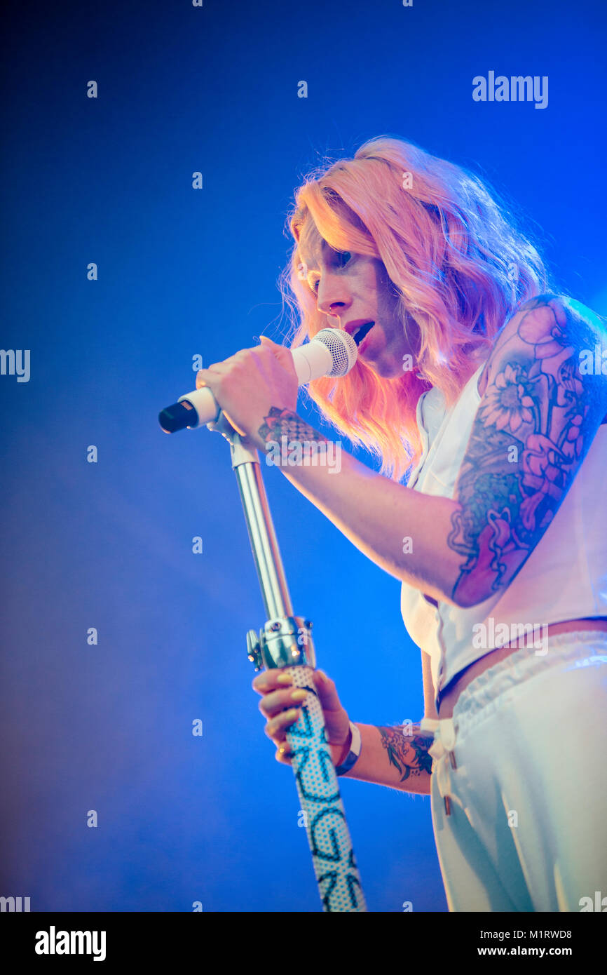 Norway, Bergen – June 16, 2017. The Norwegian singer, songwriter and ...