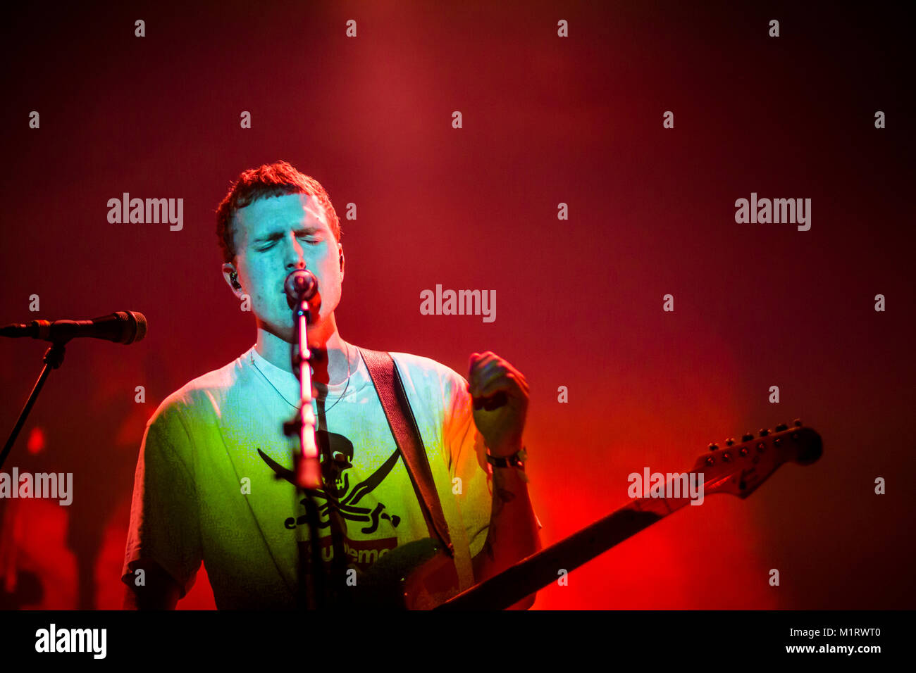 The Norwegian singer, songwriter and musician Gundelach performs a live ...