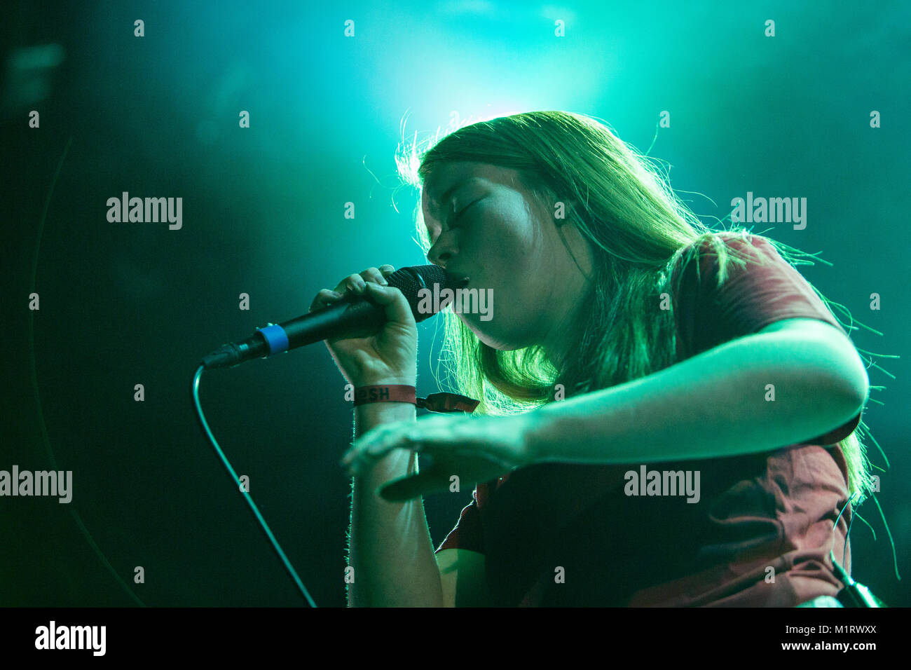 Norway, Bergen - September 30, 2017. The Norwegian singer and ...
