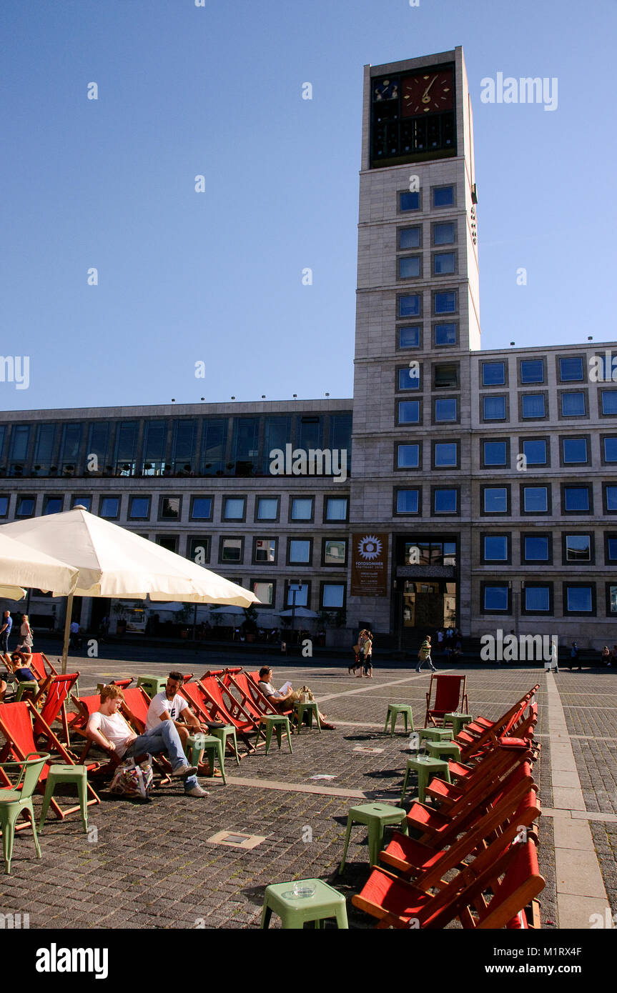 Rathaus, Cityhall, Townhall, Stuttgart, Baden-Württemberg, Deutschland ...