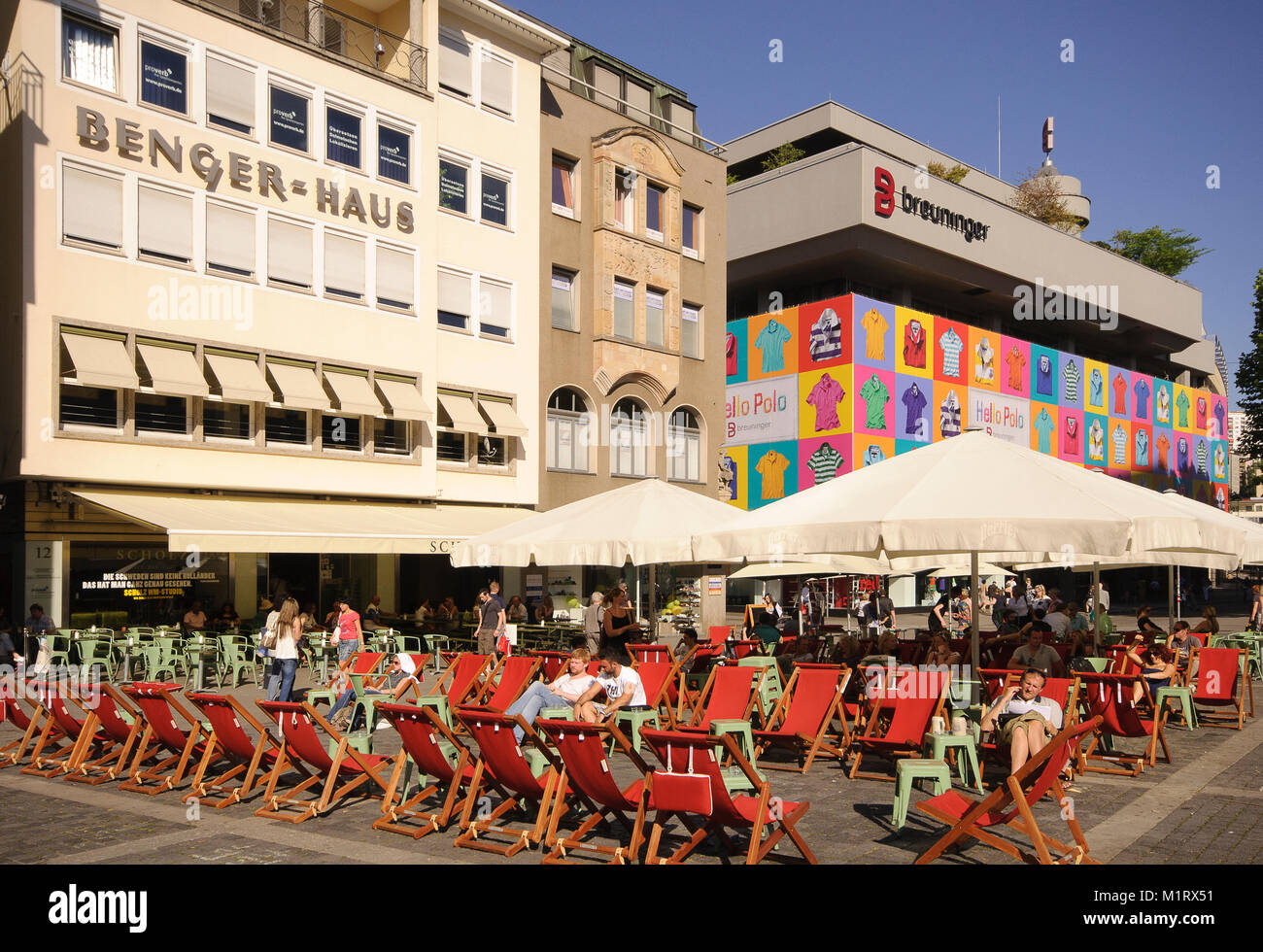 Marktplatz, Stuttgart, Baden-Wuerttemberg, Deutschland, Germany Stock ...