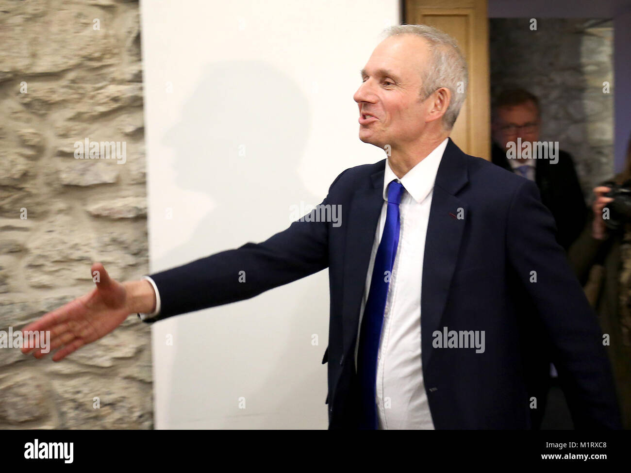 Theresa mays de facto deputy david lidington hi-res stock photography ...