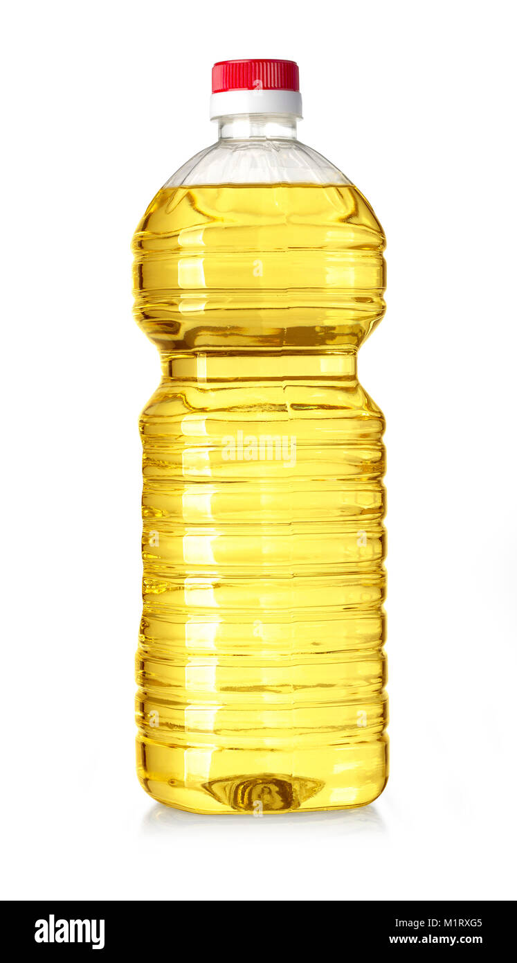oil bottle isolated with clipping path Stock Photo - Alamy