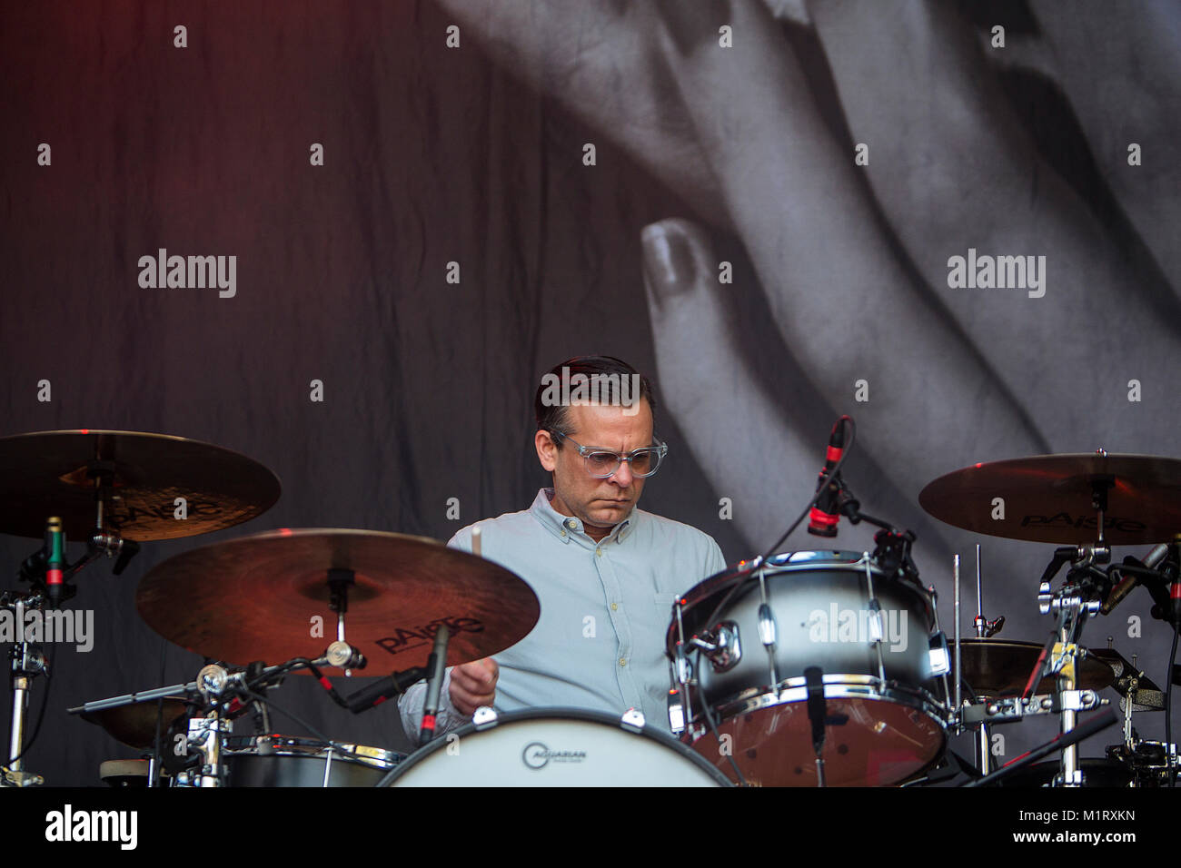 The American rock band Interpol performs a live concert at the ...