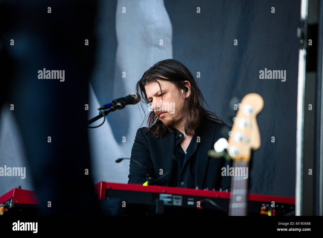 The American rock band Interpol performs a live concert at the ...
