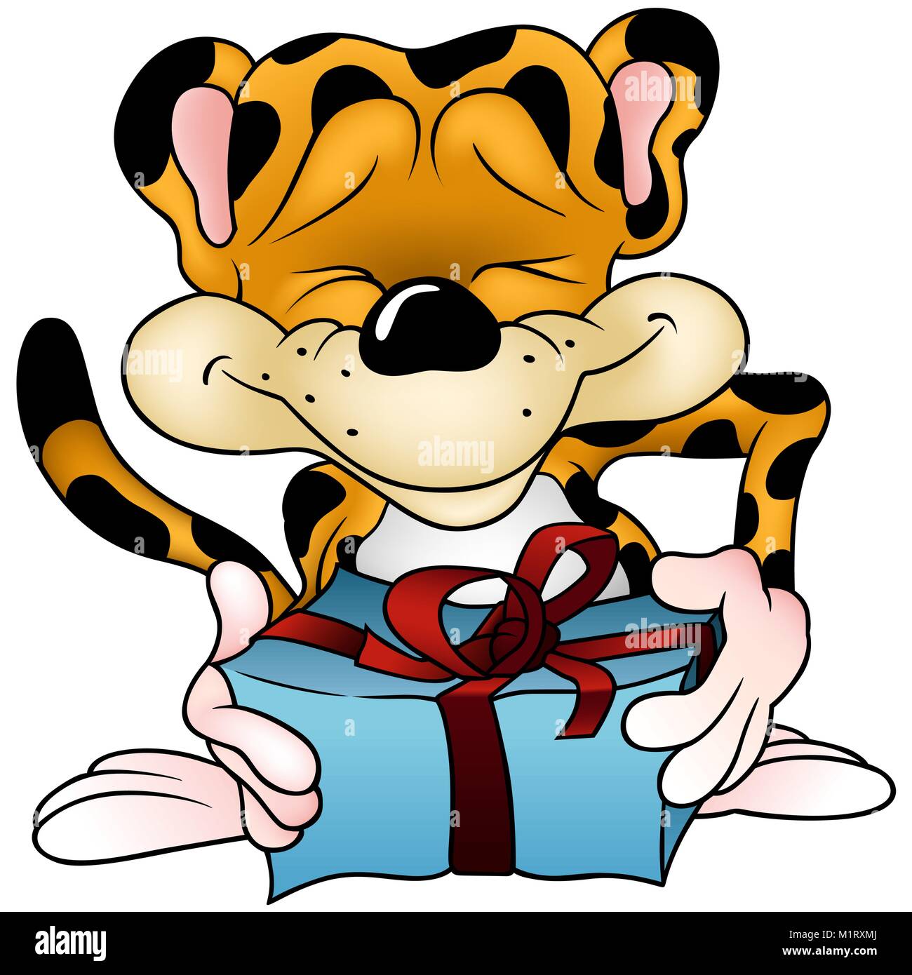 Giving animal as gift Stock Vector Images - Alamy