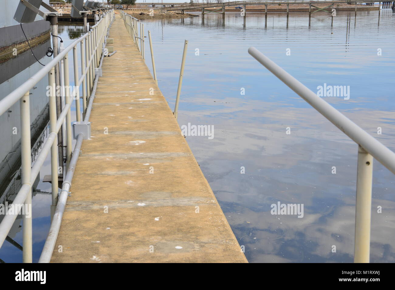 A broken safety rail in America Stock Photo - Alamy
