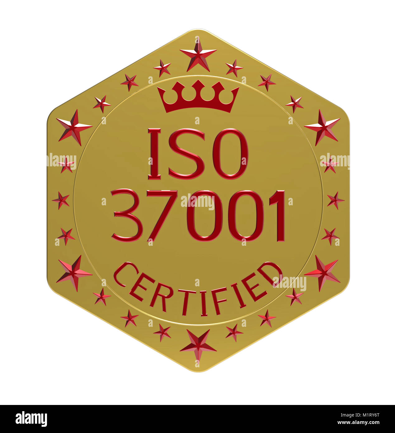 ISO 37001 standard, anti-bribery management systems, 3D render ...