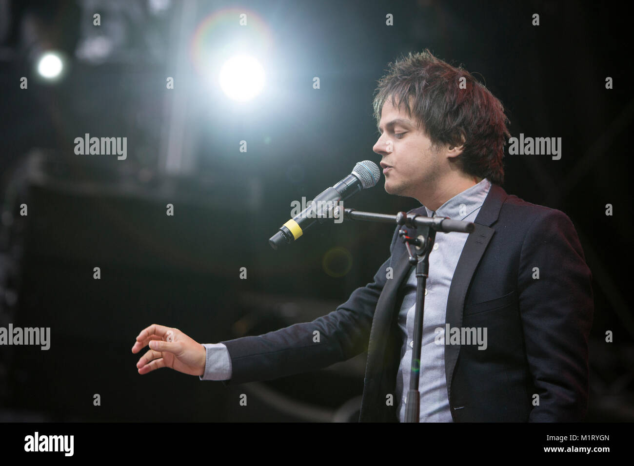 The English singer, songwriter and musician Jamie Cullum performs a ...