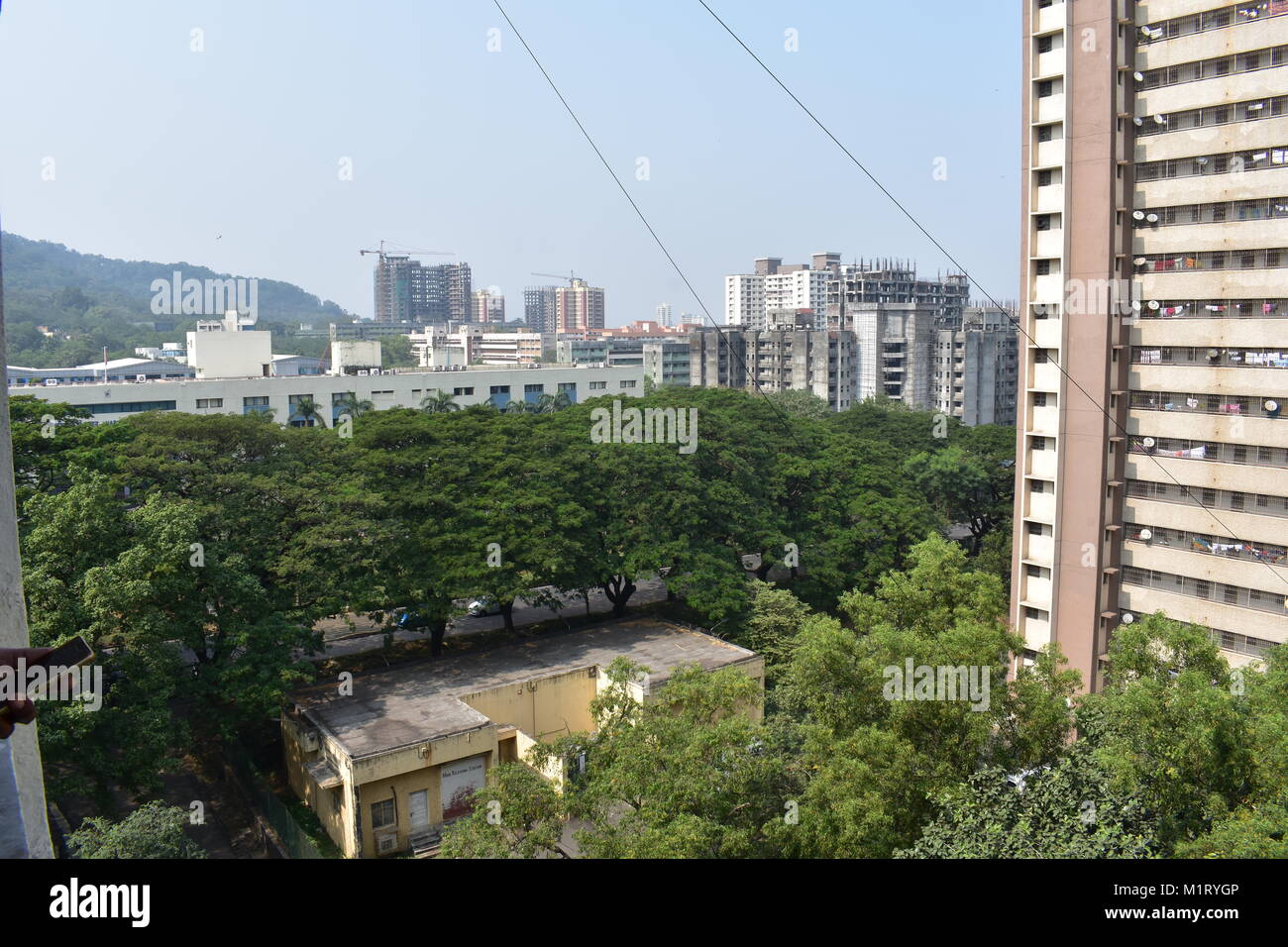A build top view looking awesome from another tower Stock Photo - Alamy