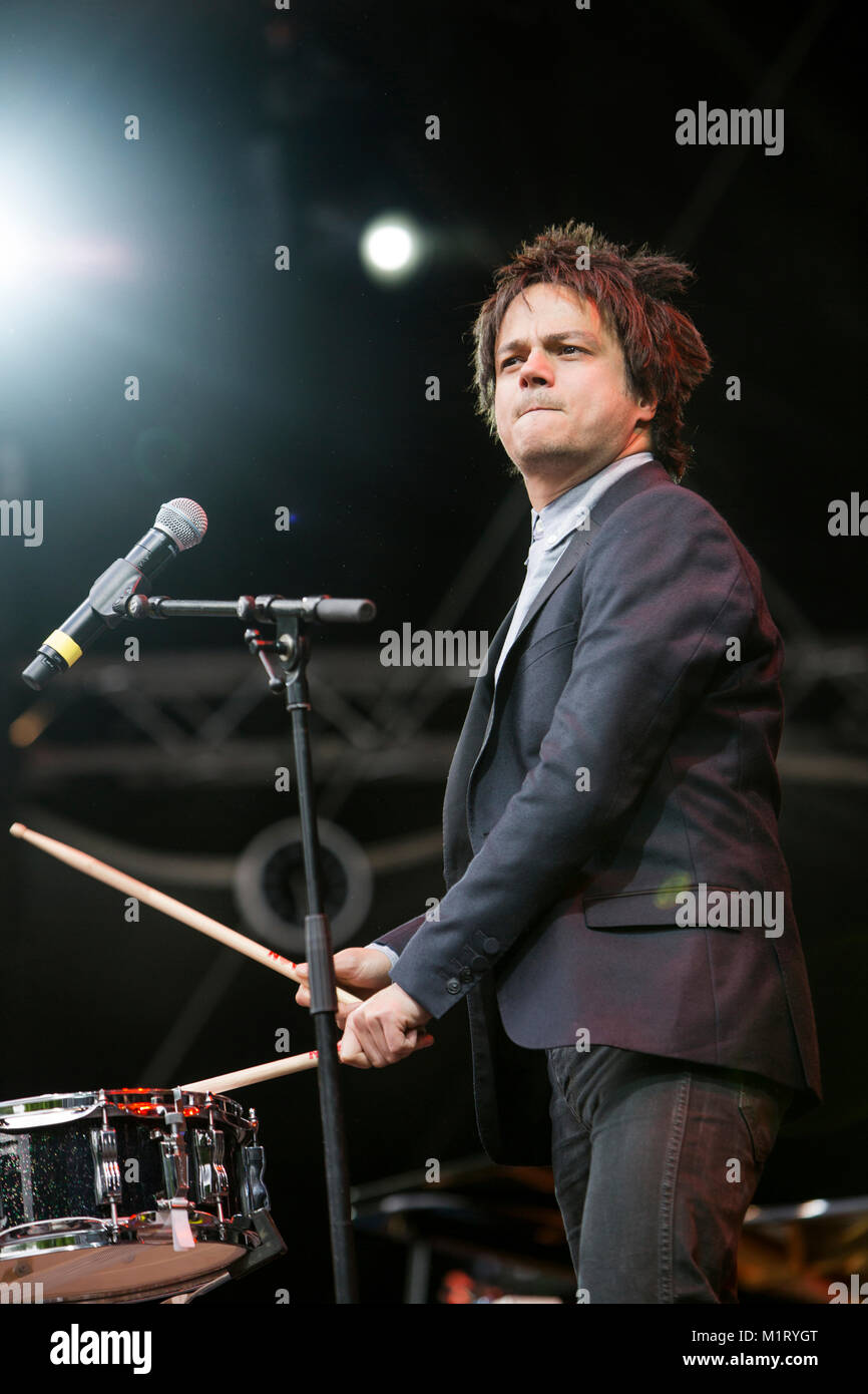 The English singer, songwriter and musician Jamie Cullum performs a ...