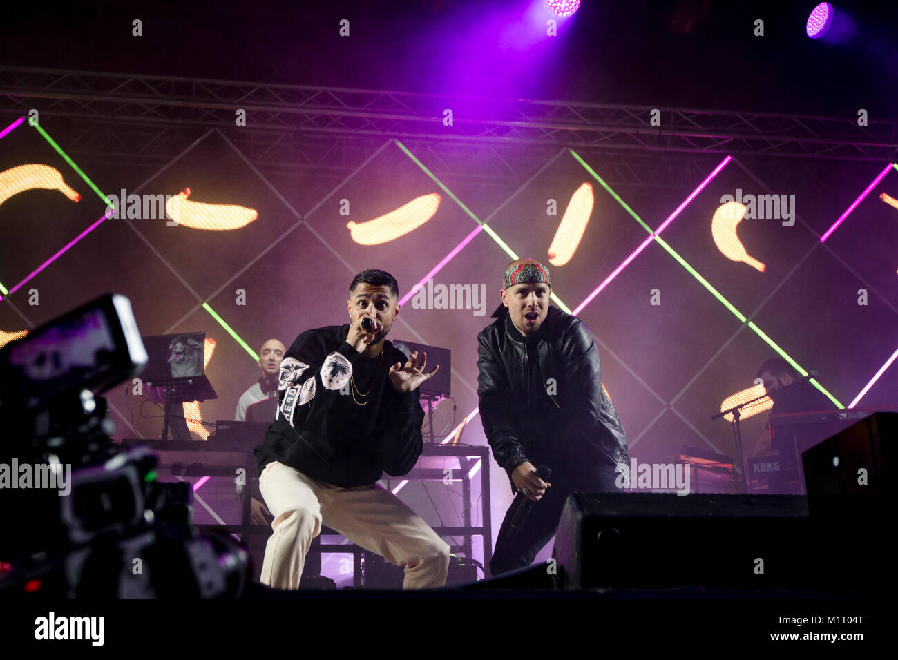 Norway, Bergen – June 16, 2017. The Norwegian rap duo Karpe Diem ...