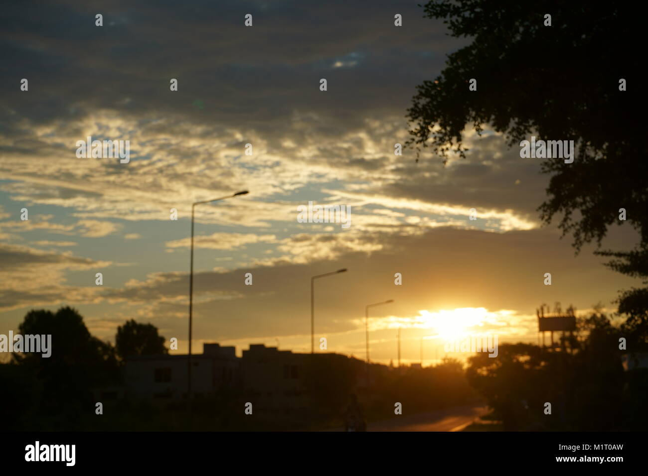 Sunset in Lahore Stock Photo - Alamy