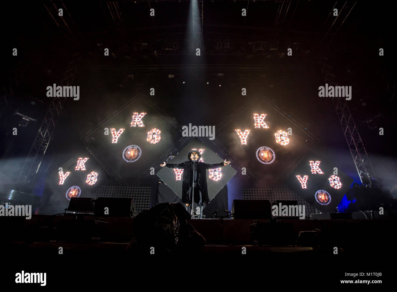 The American singer Parson James performs live with the Norwegian ...