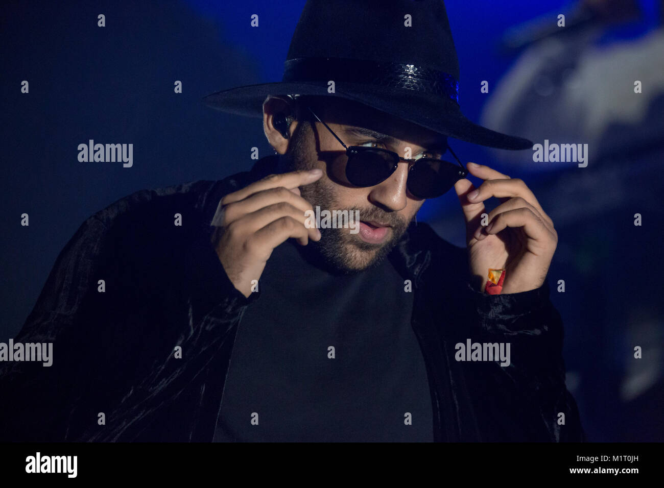 The American singer Parson James performs live with the Norwegian ...