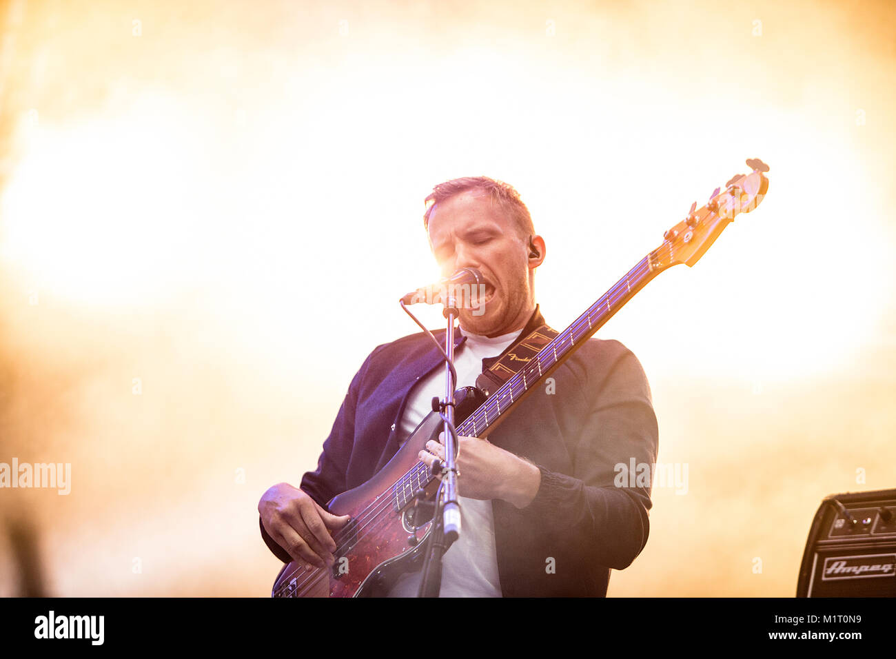 The English singer, musician and songwriter Labrinth performs a live ...