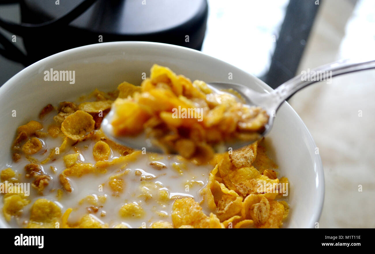 Fresh Breakfast Cereal Stock Photo - Alamy