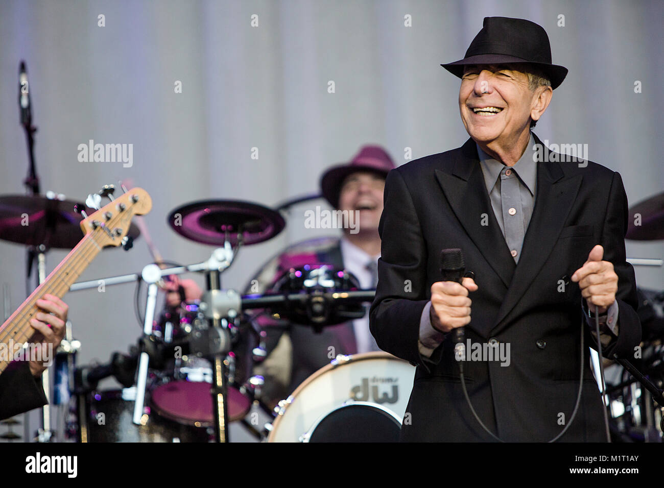 The Canadian singer-songwriter, musician and poet Leonard Cohen ...