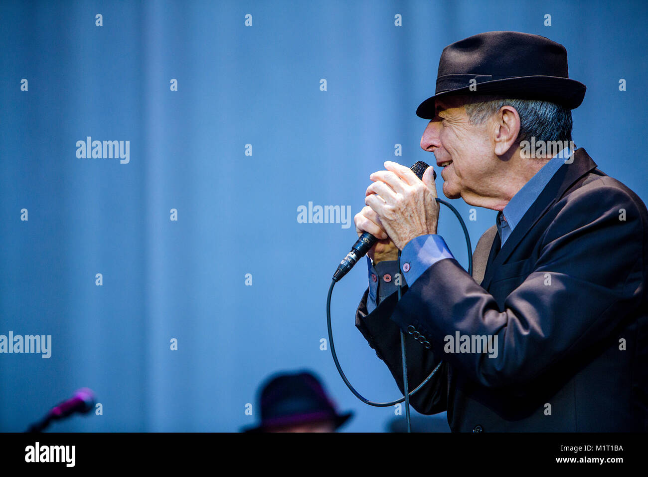 The Canadian singer-songwriter, musician and poet Leonard Cohen ...