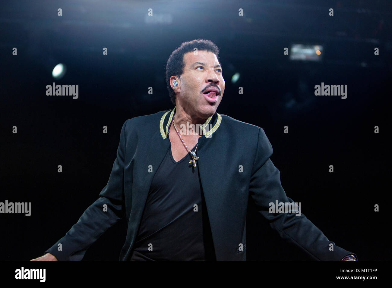 The American singer, songwriter and musician Lionel Richie performs a ...
