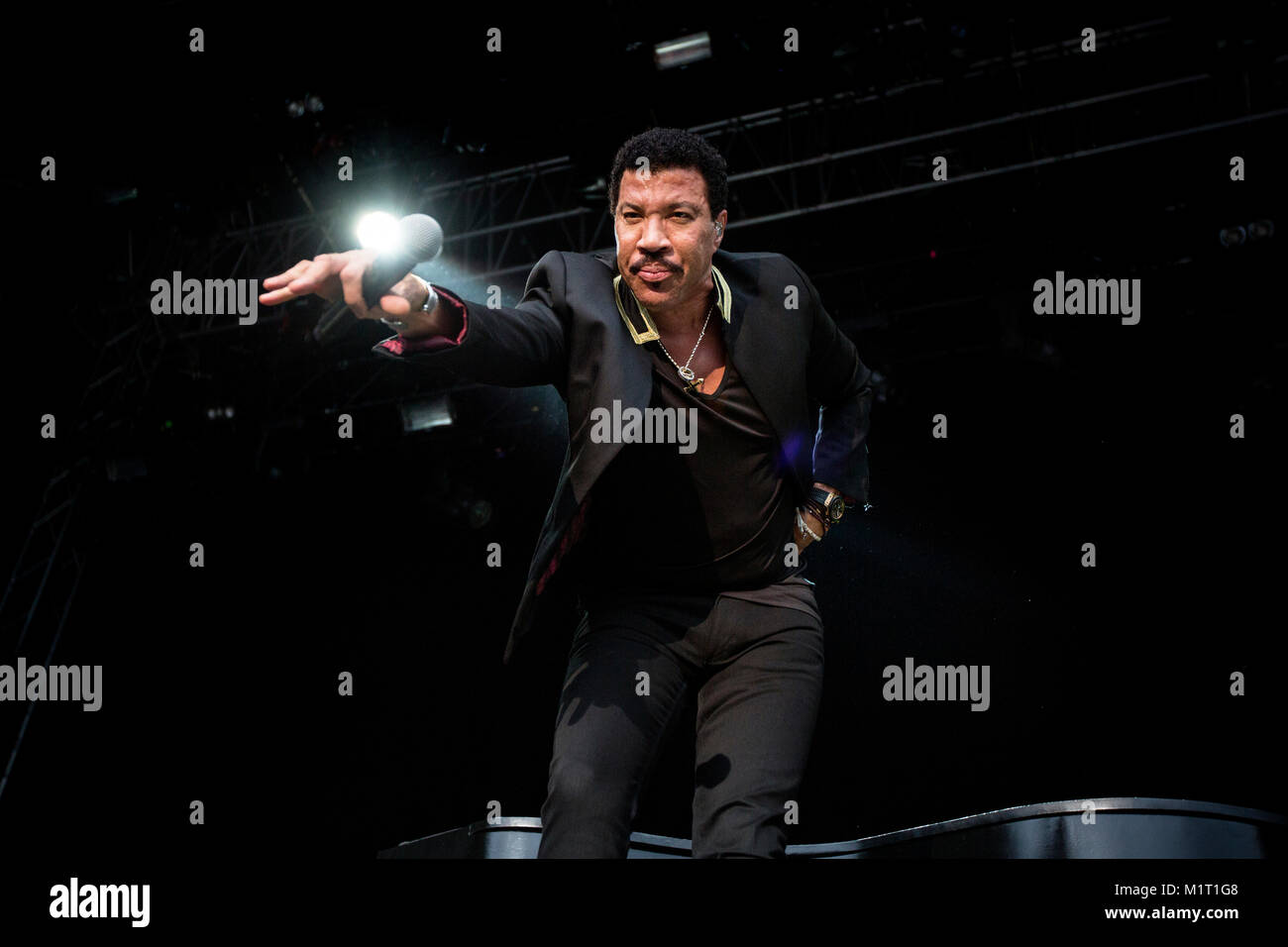 The American singer, songwriter and musician Lionel Richie performs a ...